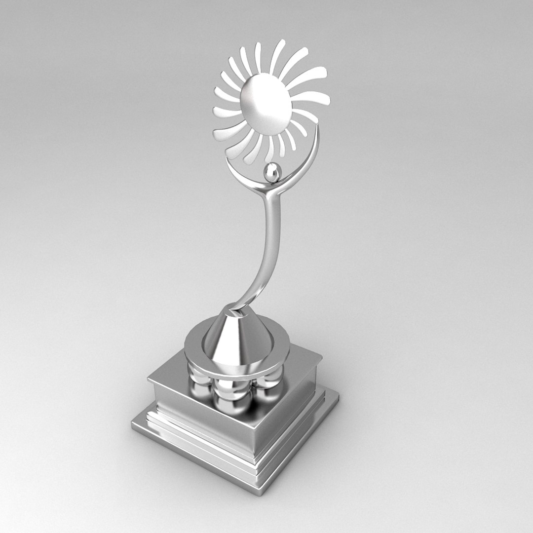 3d awards trophies model