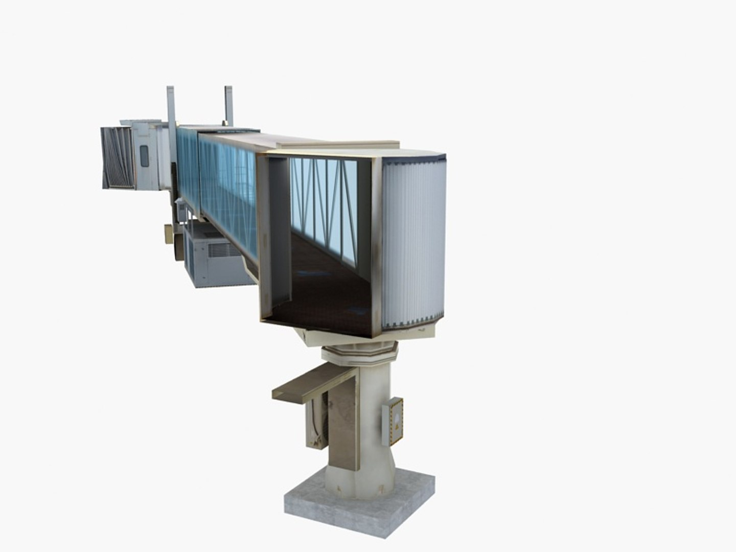 3D Airport Terminal Jetway Bridge Model - TurboSquid 1373341