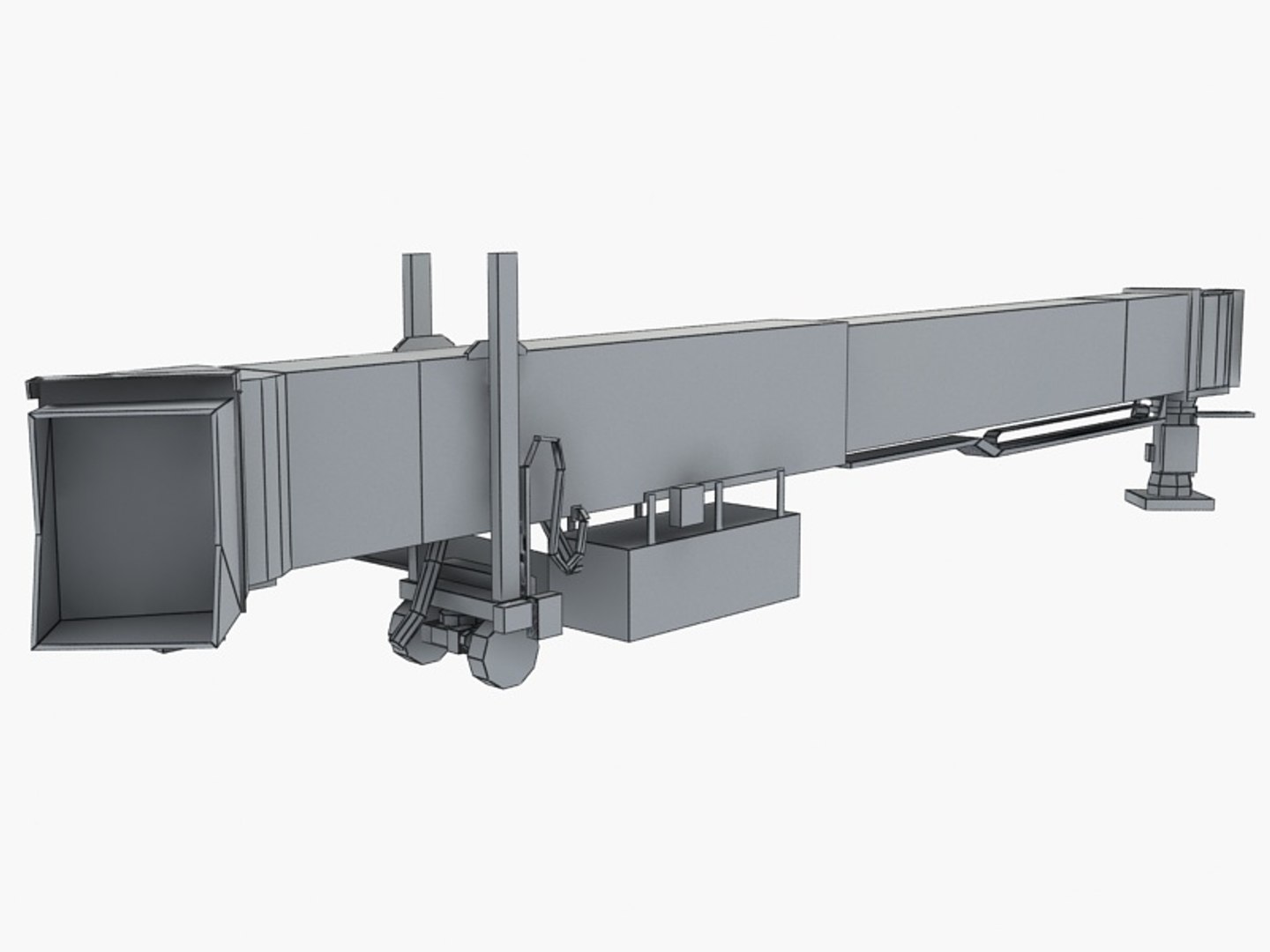 3D Airport Terminal Jetway Bridge Model - TurboSquid 1373341