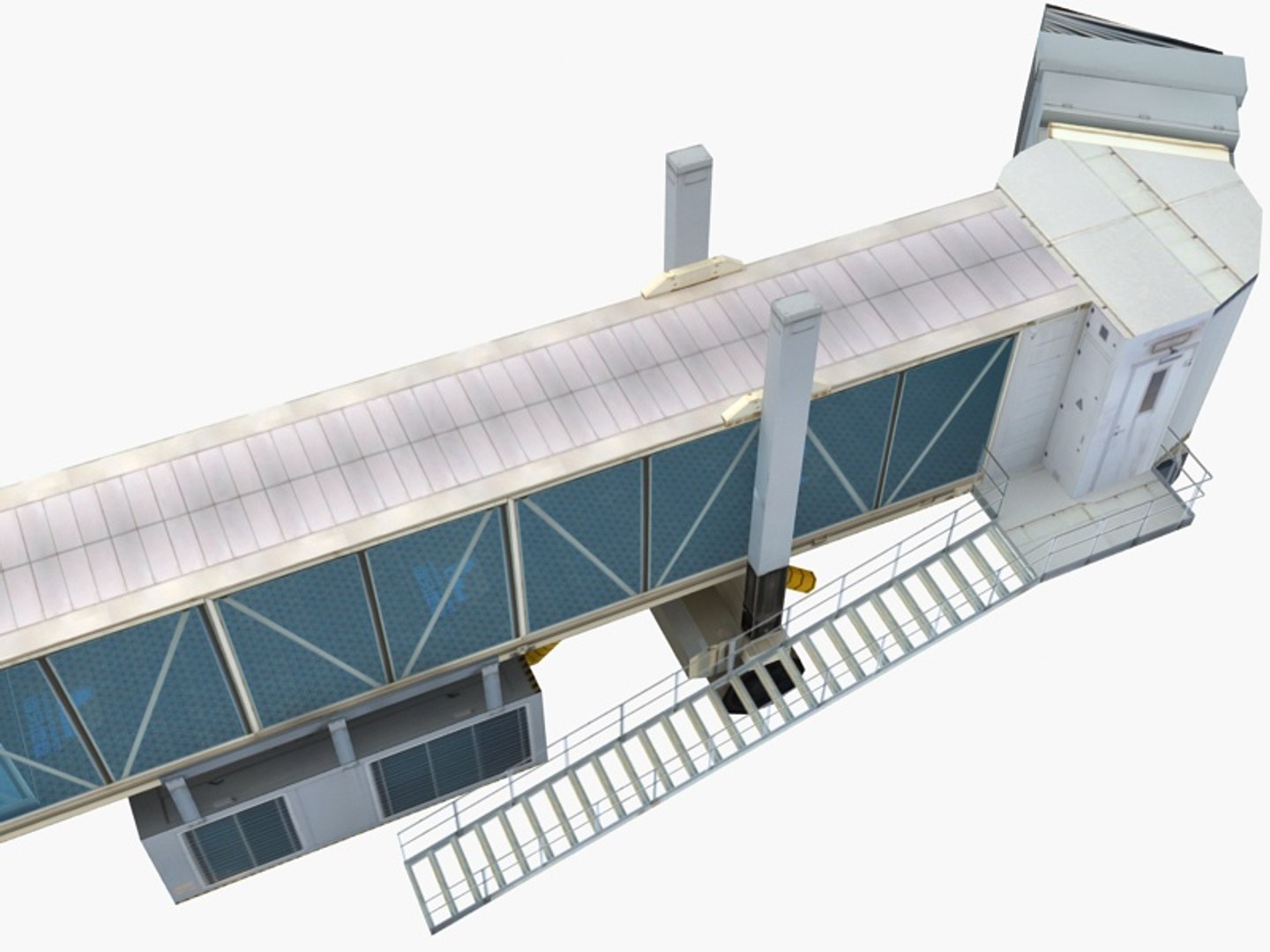 3D Airport Terminal Jetway Bridge Model - TurboSquid 1373341