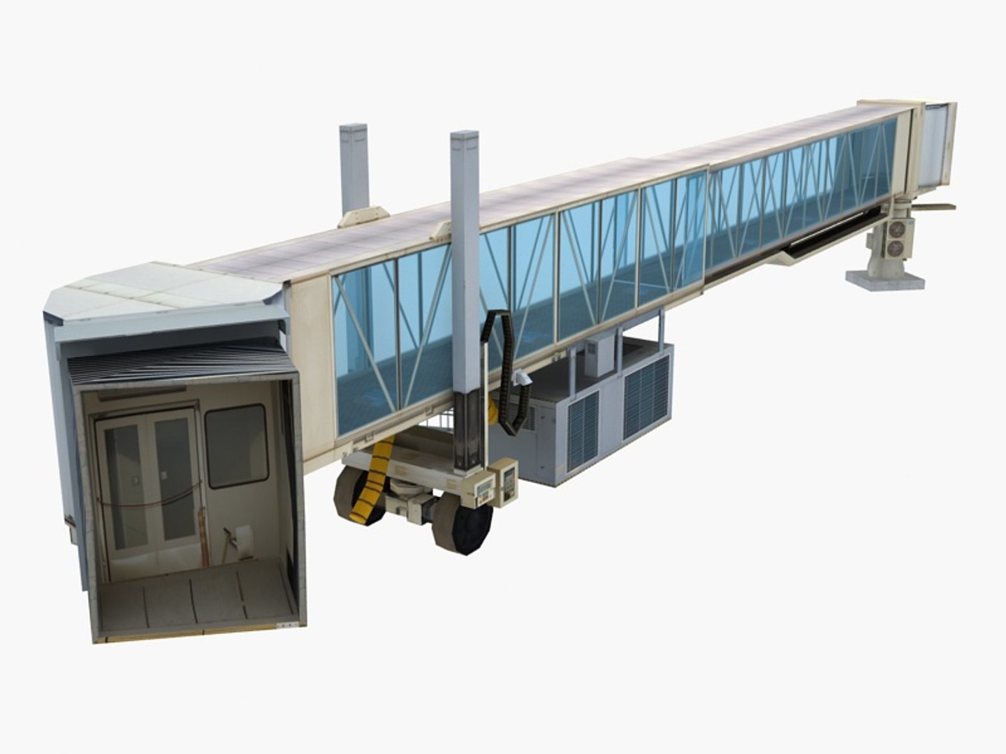 3D Airport Terminal Jetway Bridge Model - TurboSquid 1373341