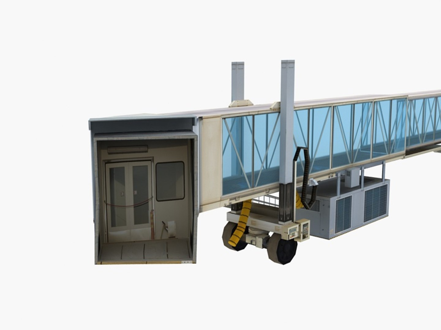 3D Airport Terminal Jetway Bridge Model - TurboSquid 1373341