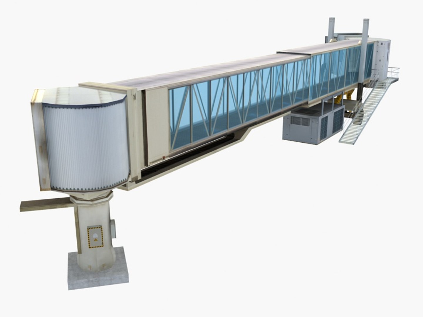 3D Airport Terminal Jetway Bridge Model - TurboSquid 1373341