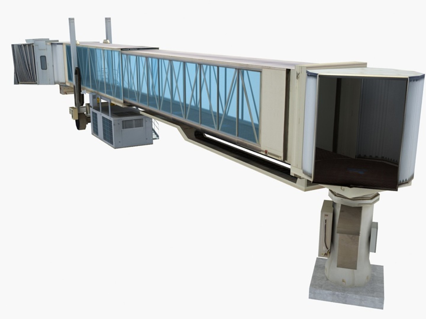 3D Airport Terminal Jetway Bridge Model - TurboSquid 1373341