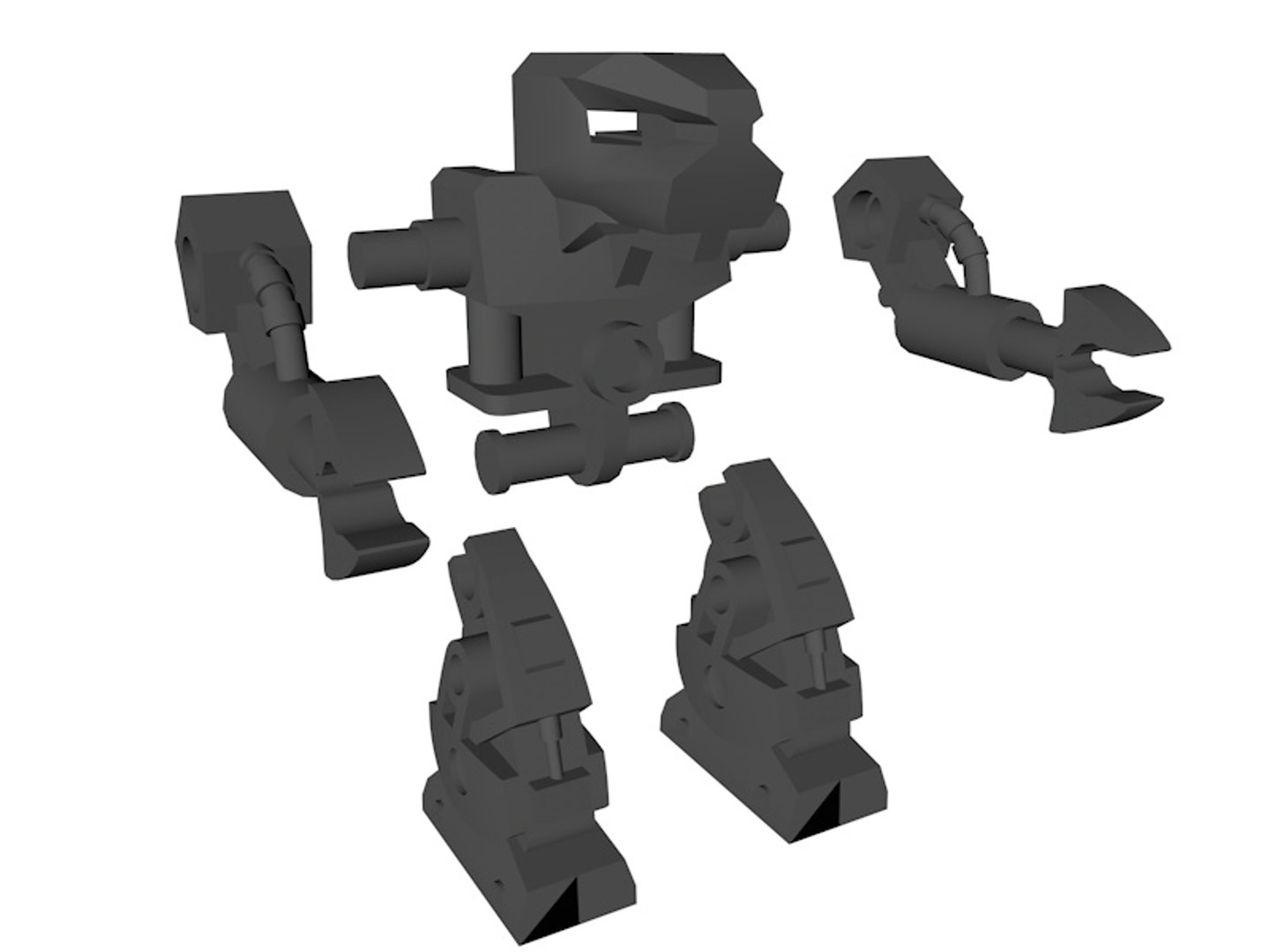 Lego Engineering Droid Model - TurboSquid 1237016