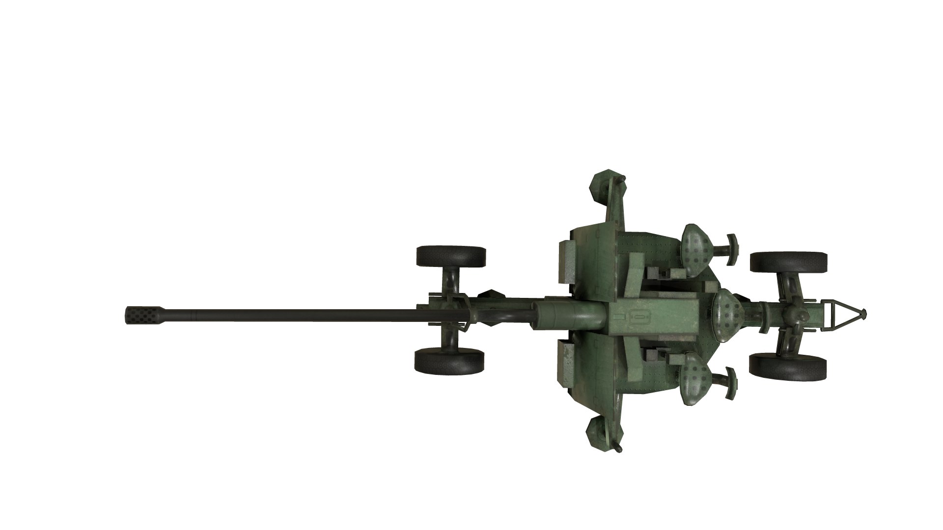 3D Azp S60 Altillery Military Vehicle Model - TurboSquid 1376642