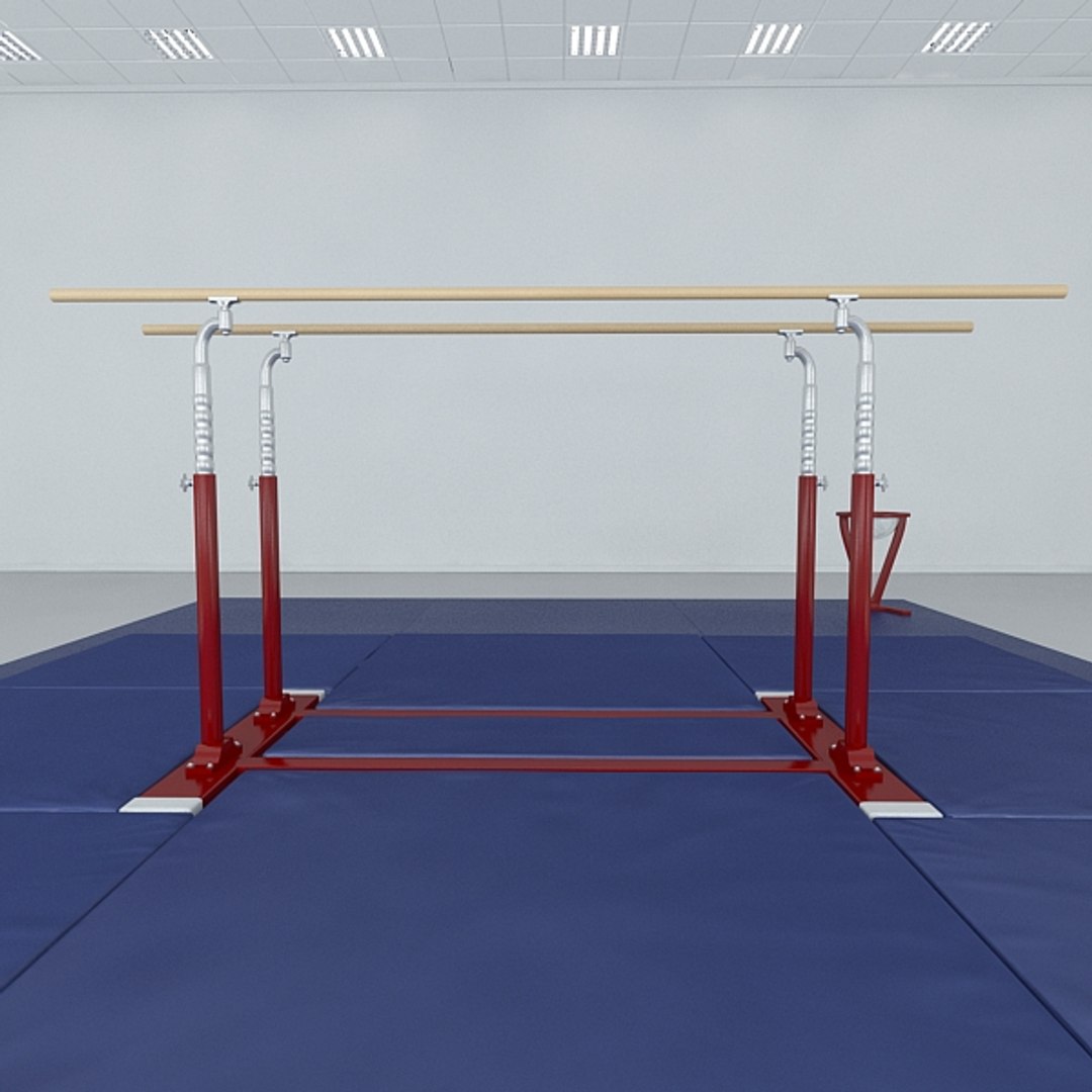 Gymnastics Parallel Bars 3D Model - TurboSquid 1190575