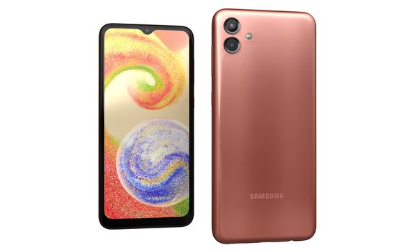 Samsung Galaxy A04 Copper model - TurboSquid 1954558