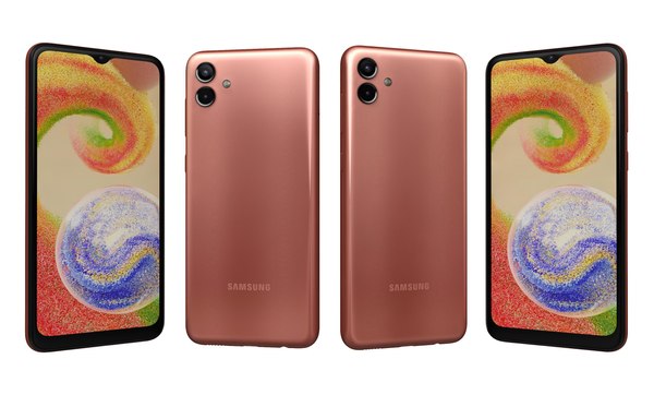 Samsung Galaxy A04 Copper model - TurboSquid 1954558