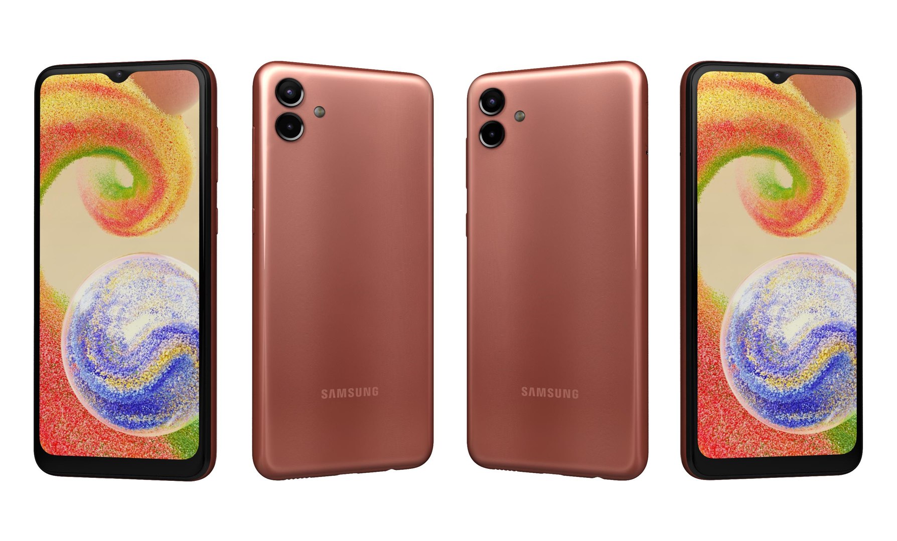 Samsung Galaxy A04 Copper Model - TurboSquid 1954558