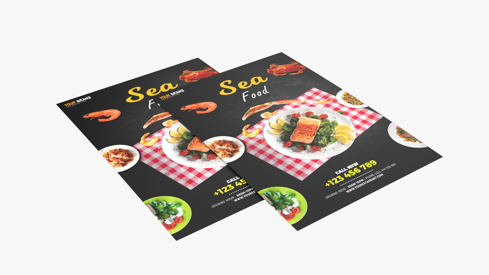 Flyer design 3D - TurboSquid 1506547