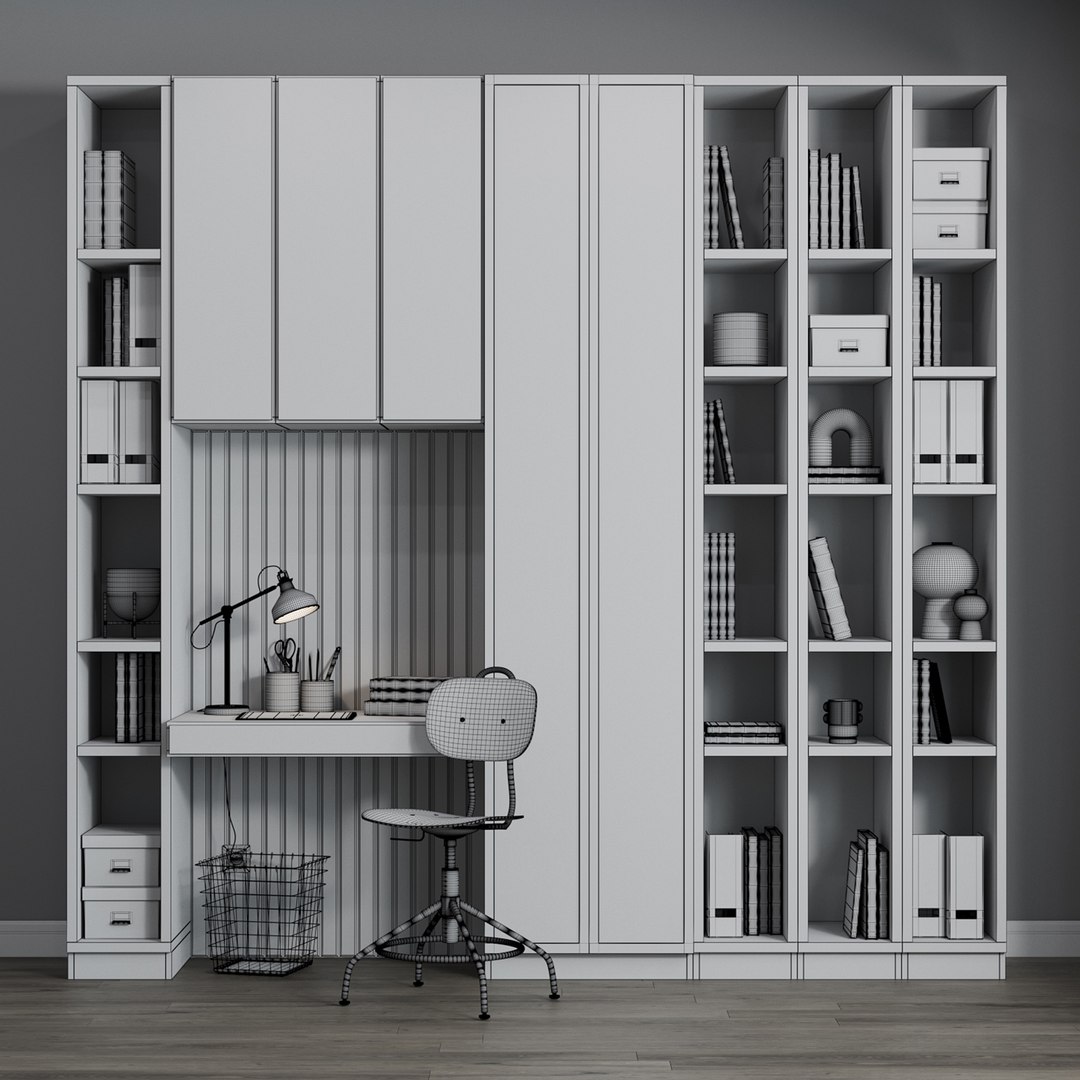 3D Workplace Decor - TurboSquid 1698741