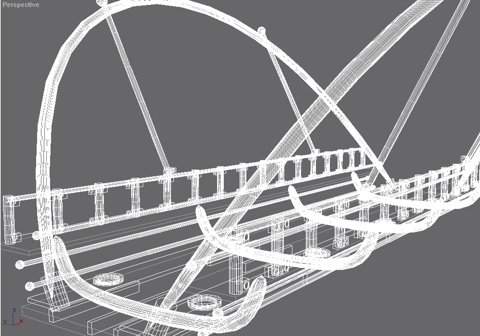 3ds Max Modern Bridge