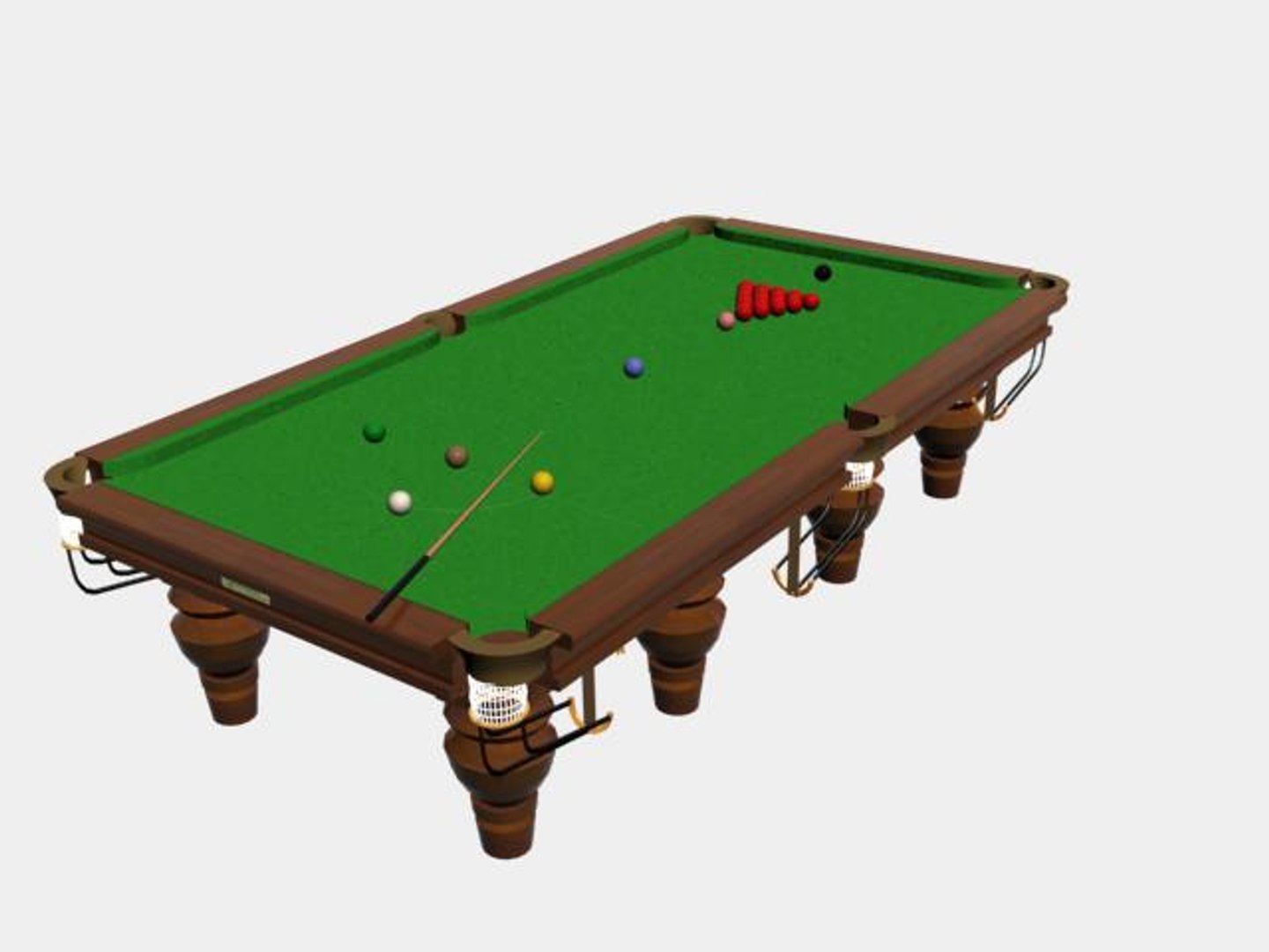 3d Snooker Table
