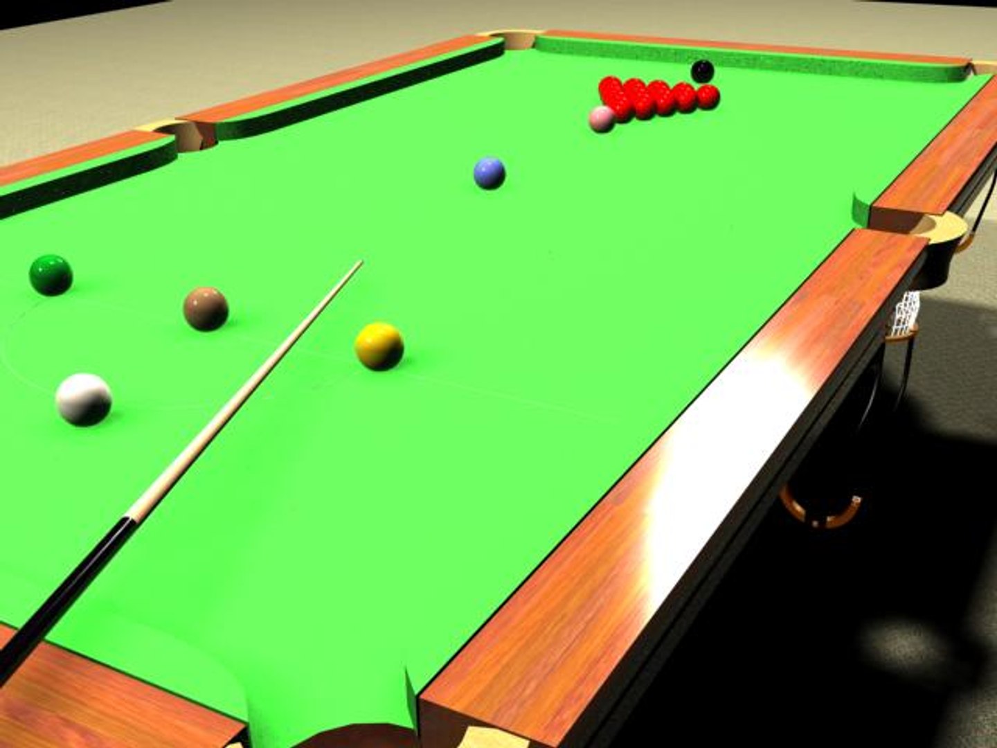 3d Snooker Table