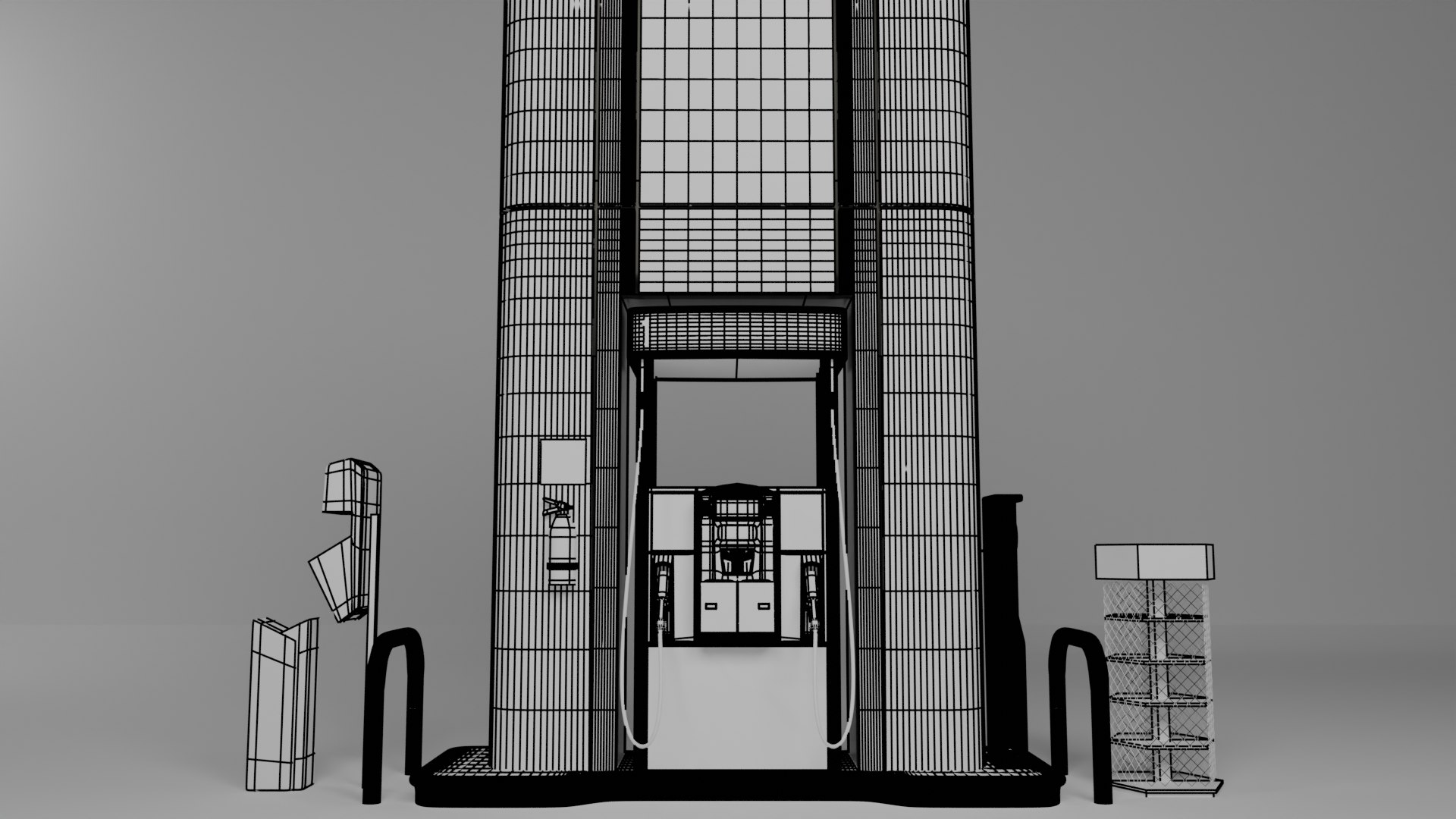 Gas Pump Design 3D Model - TurboSquid 1960670