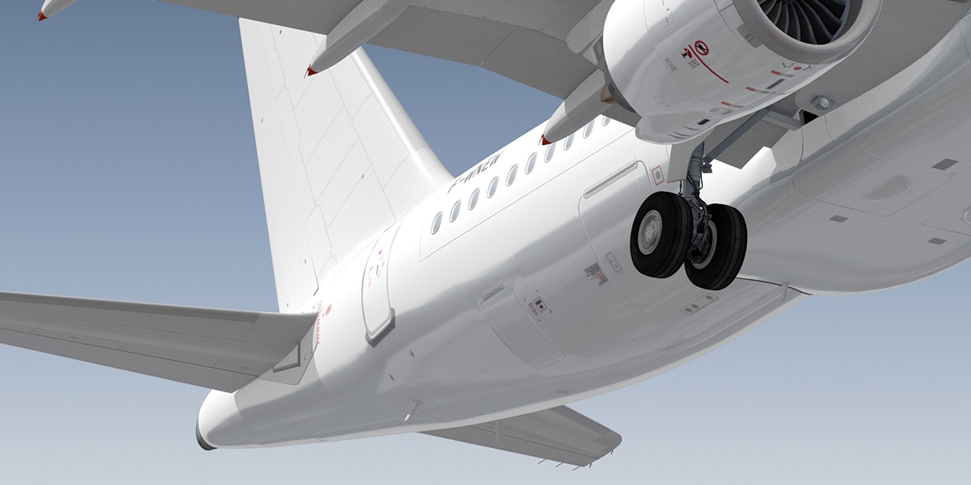 3D model airbus a320neo generic white - TurboSquid 1166213