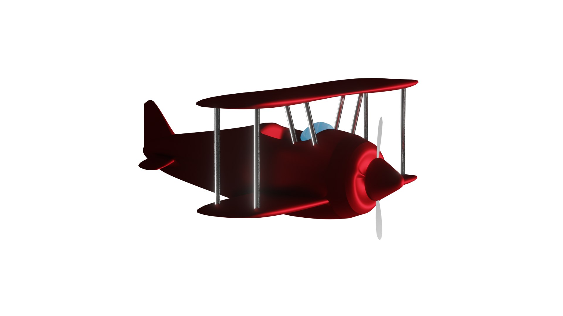 Super Basic Plane Model Model - TurboSquid 2241611