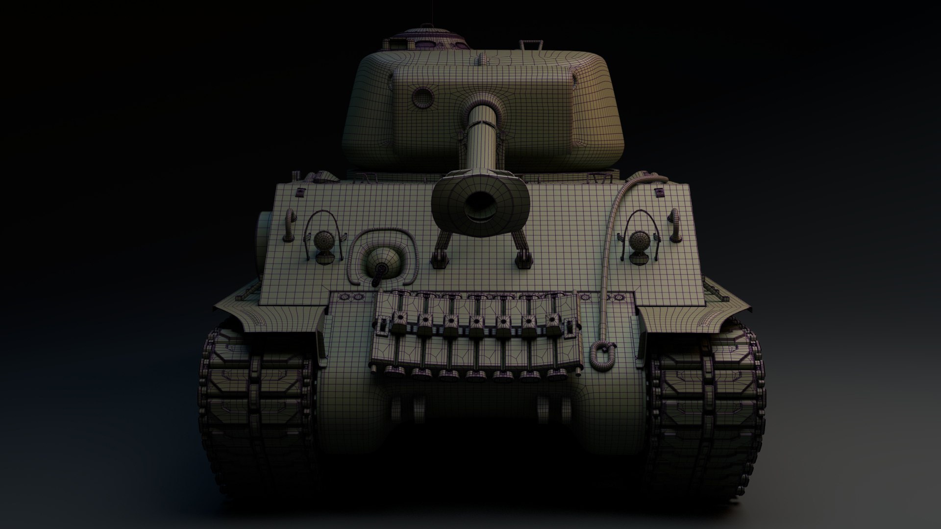 3D Model M4a3e8 Sherman Tank - TurboSquid 1437912