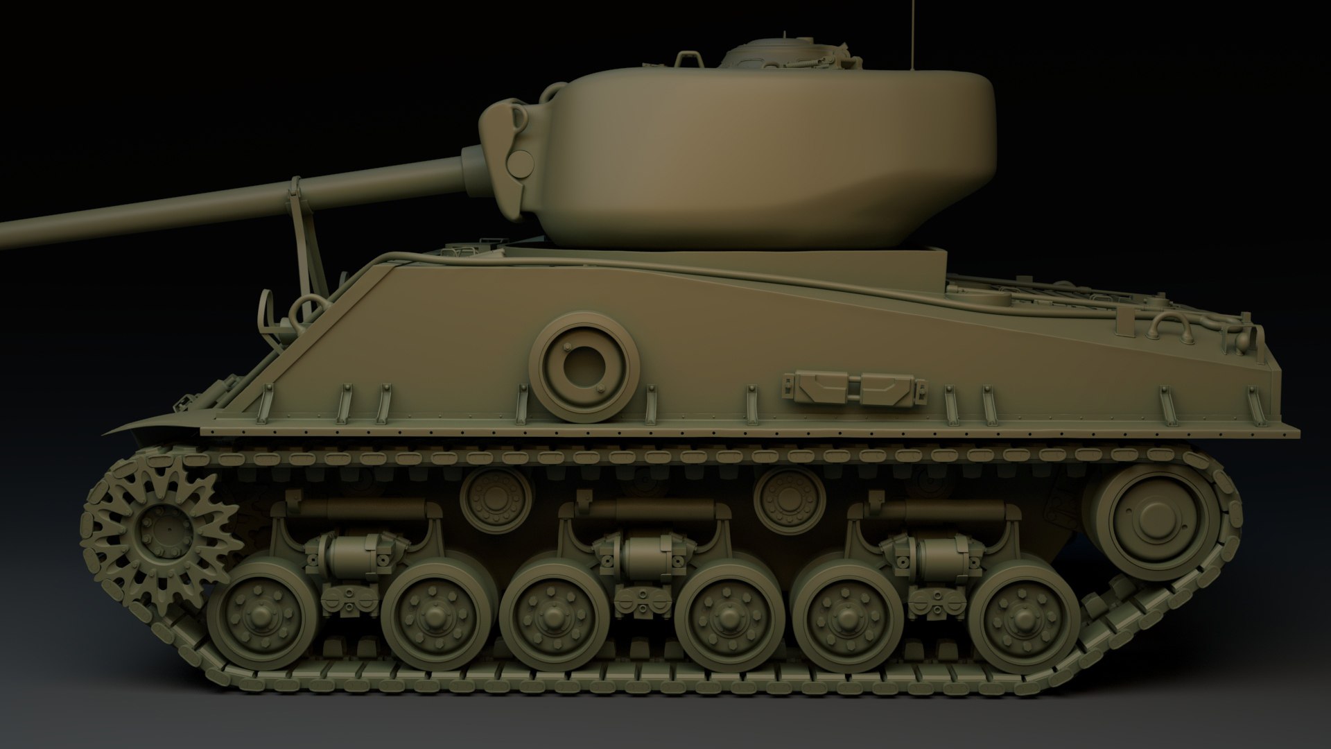 3D Model M4a3e8 Sherman Tank - TurboSquid 1437912