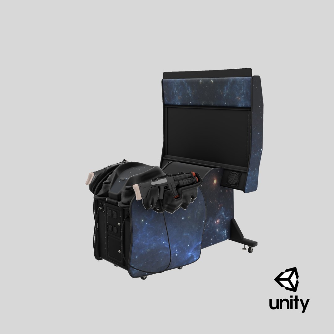 3D Arcade Game Machine Black Off State - TurboSquid 2113720