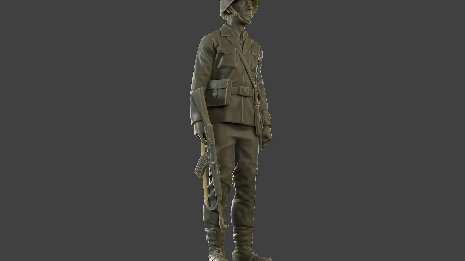 CzechSlovak Communist Soldier CCS1 001 3D Model - TurboSquid 2118016