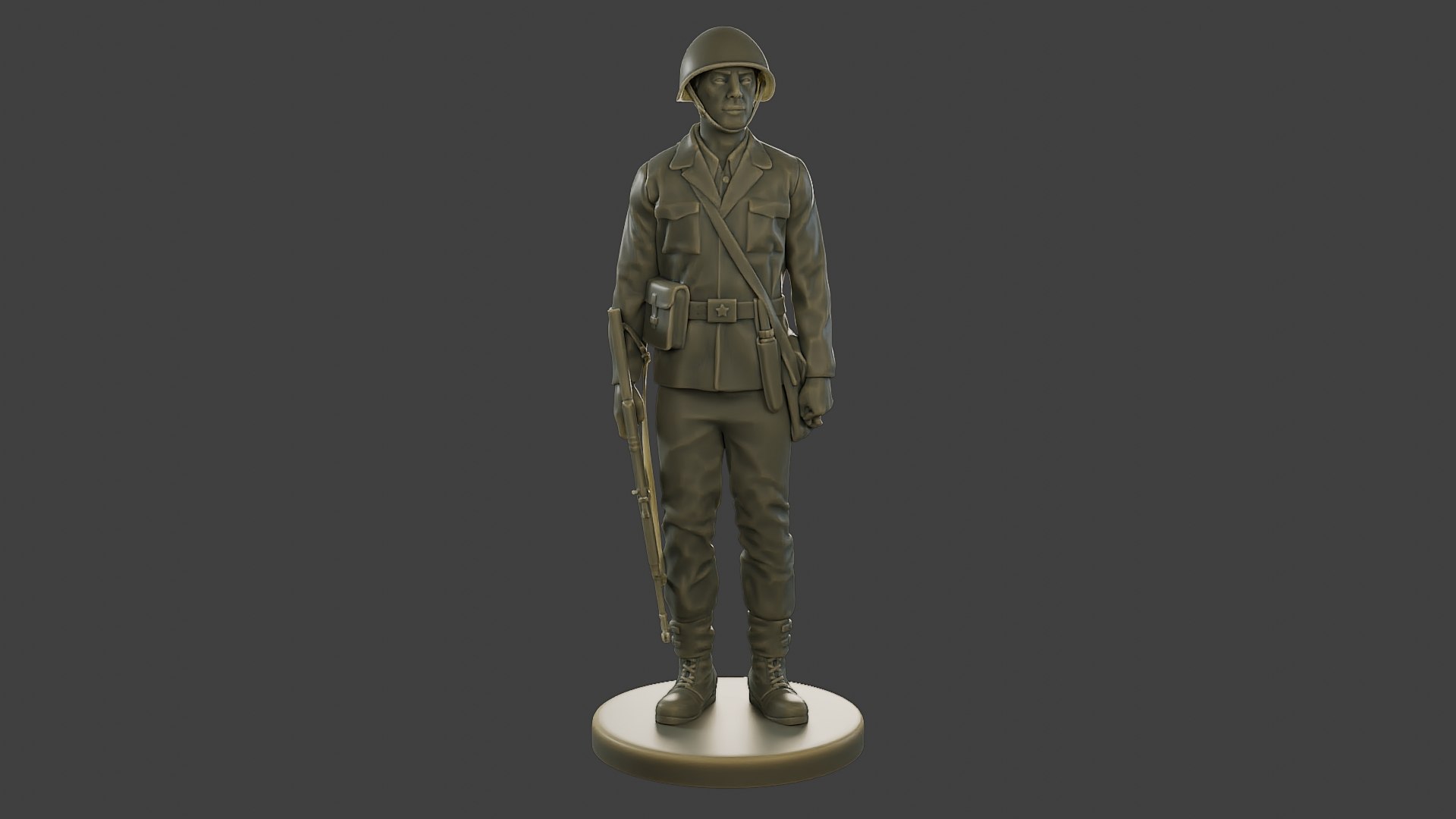 CzechSlovak Communist Soldier CCS1 001 3D Model - TurboSquid 2118016