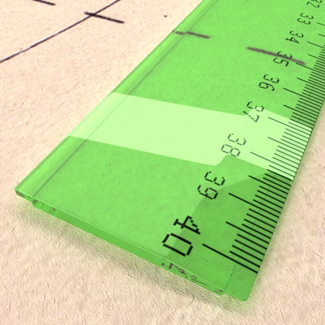 3d model ruler
