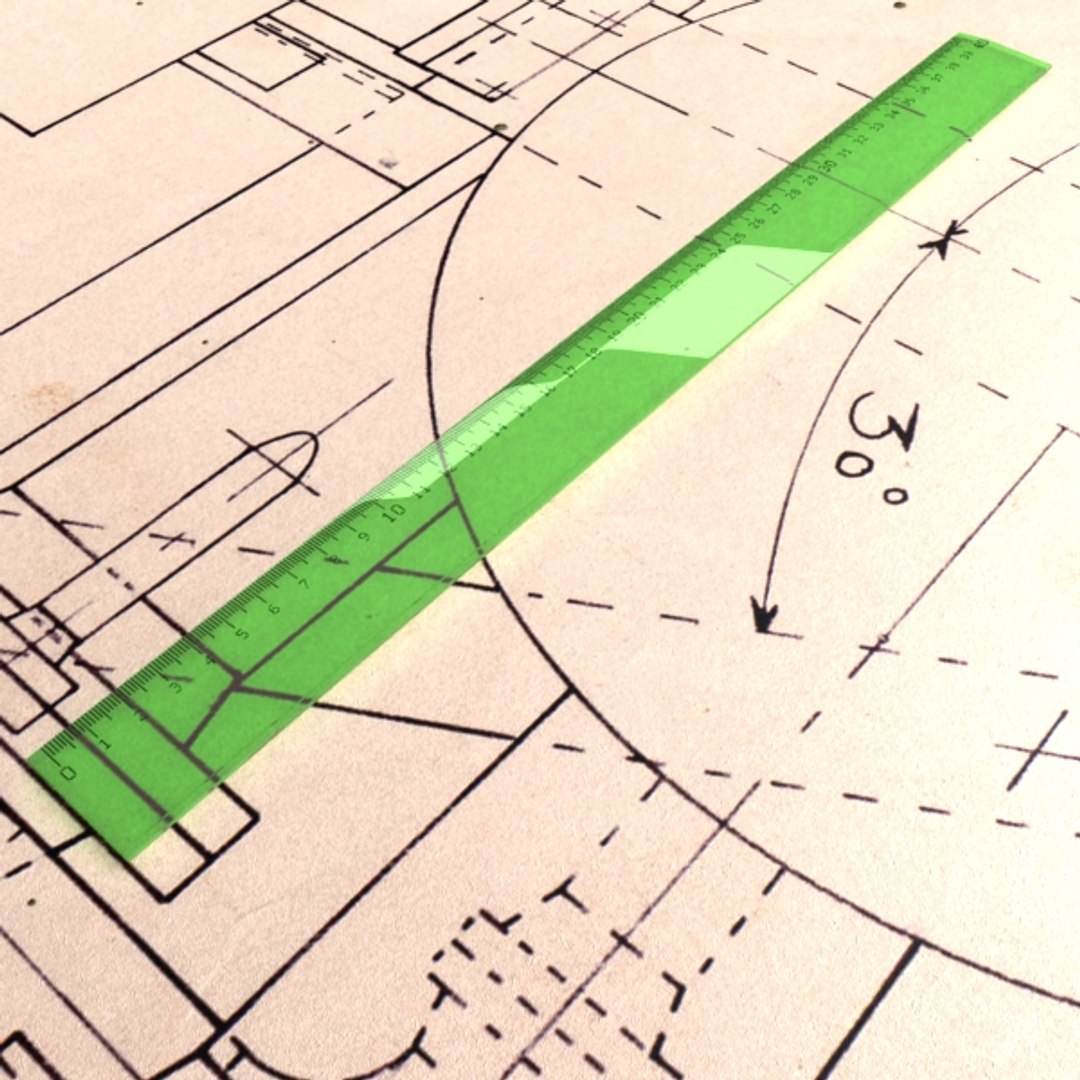 3d model ruler