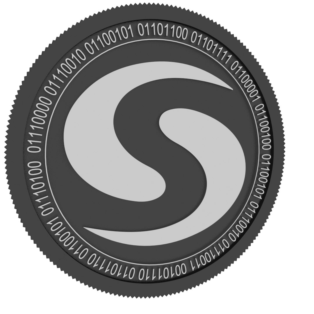 Syscoin Black Coin 3D - TurboSquid 1458688