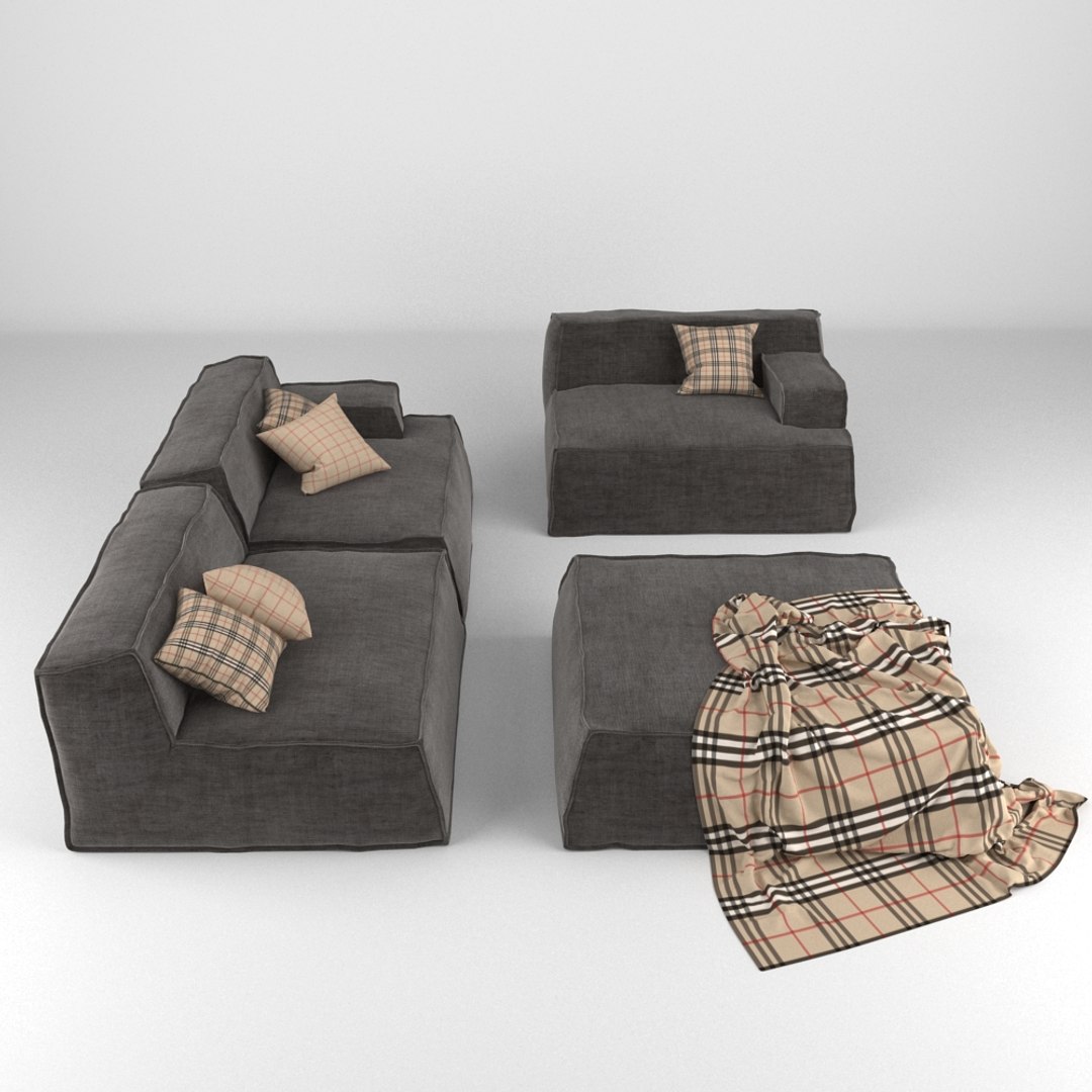 3d model lounge furniture