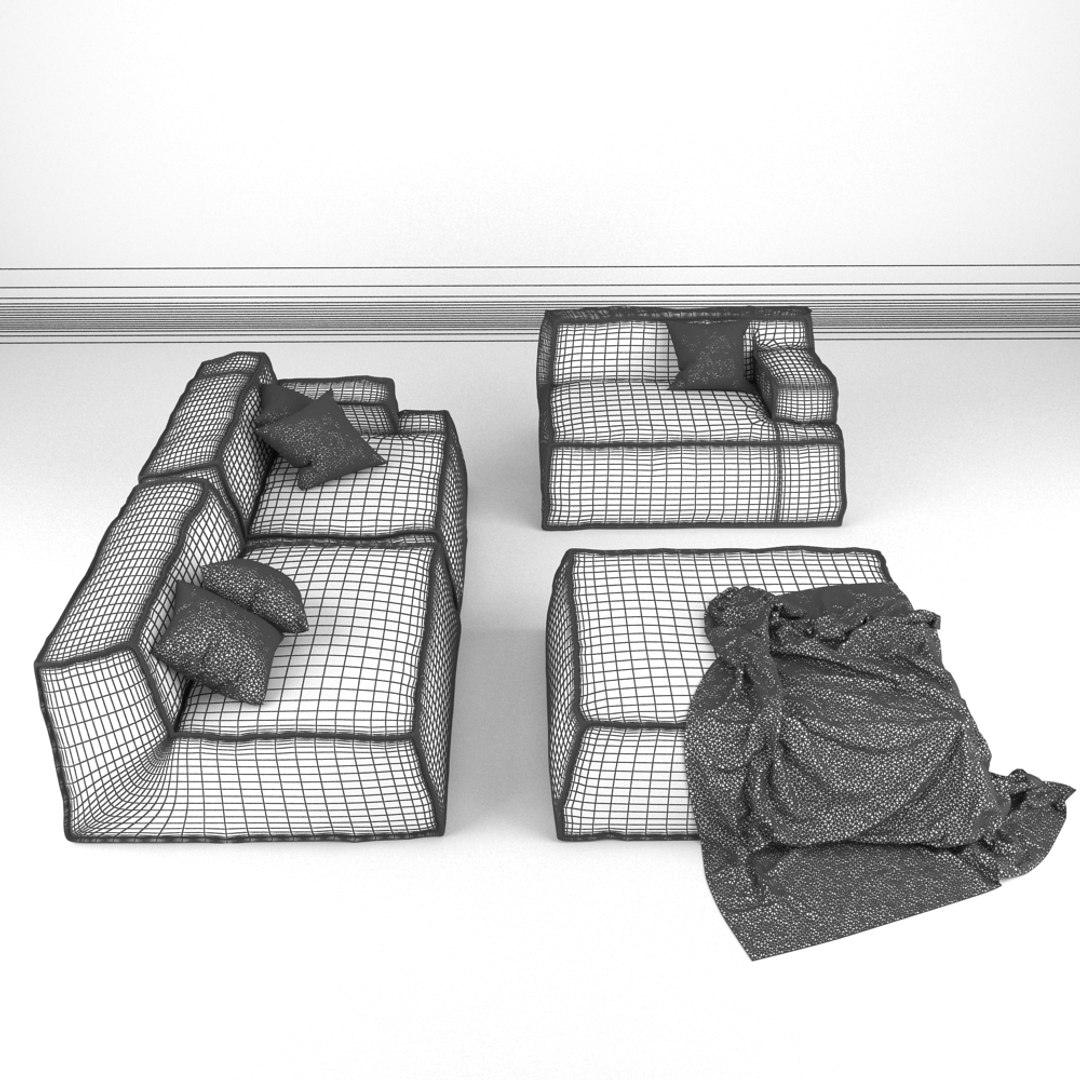 3d model lounge furniture
