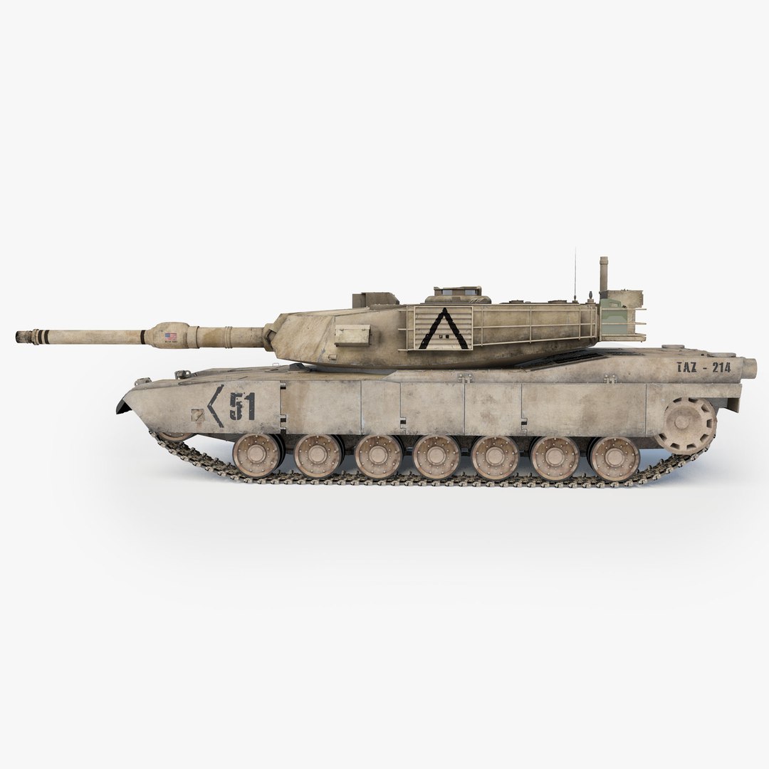 Abrams A1 Main Battle Tank Obj