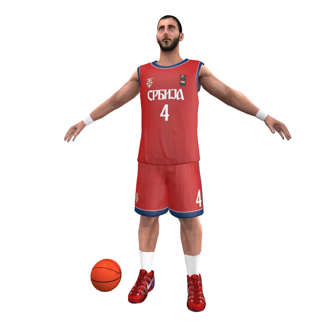3ds Max Basketball Player Ball