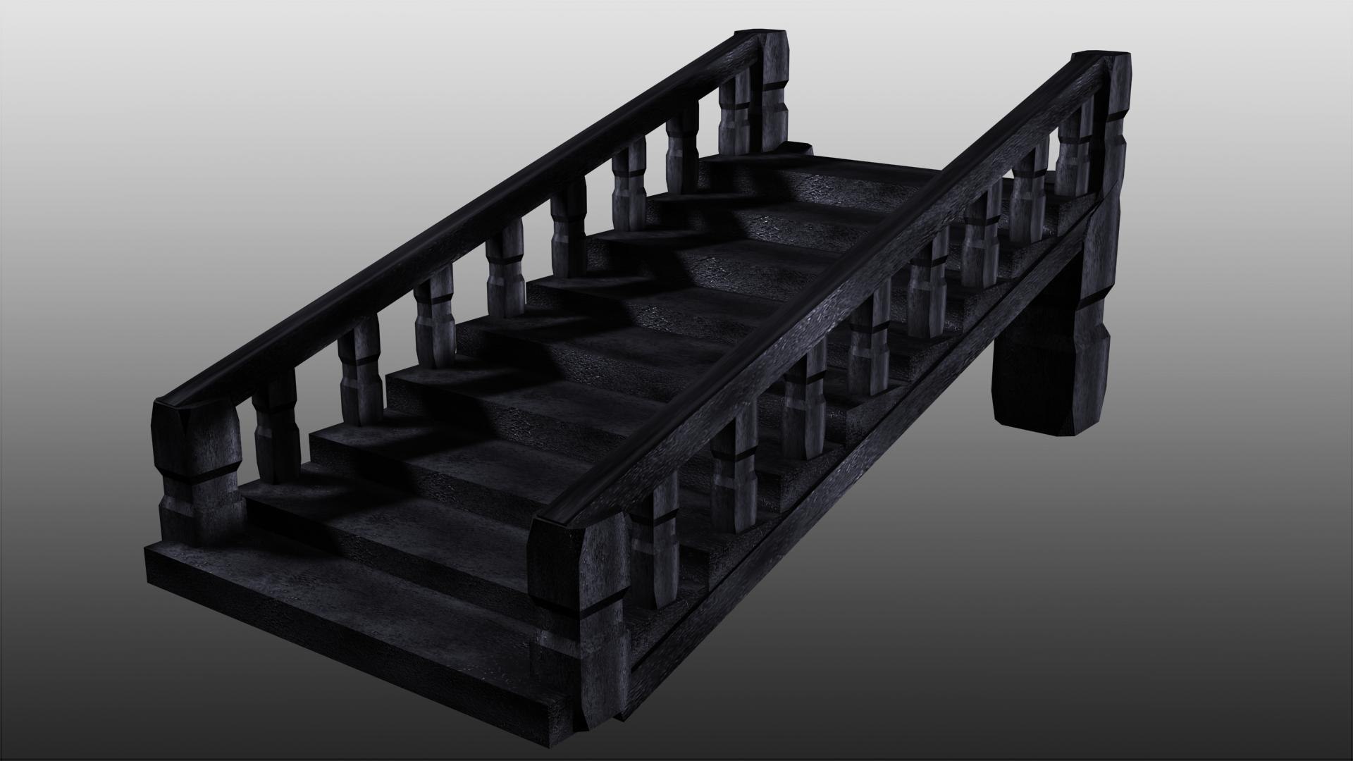 3d obj stairs