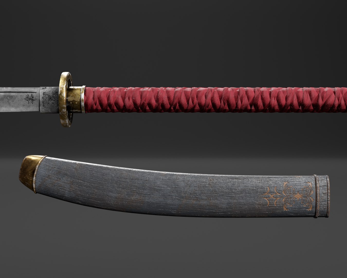 Asian Weapon - Naginata 3D Model - TurboSquid 2251658