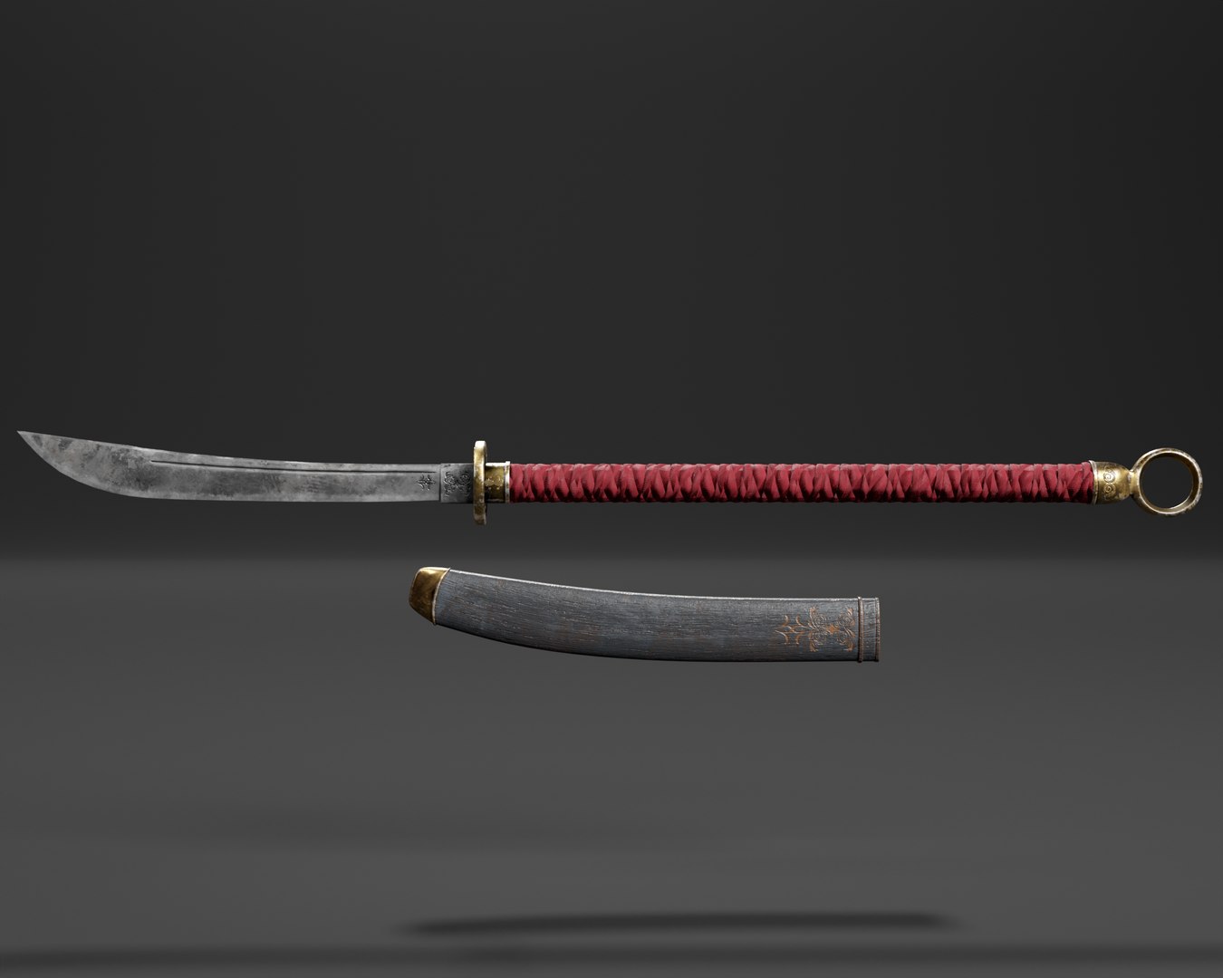 Asian Weapon - Naginata 3D Model - TurboSquid 2251658