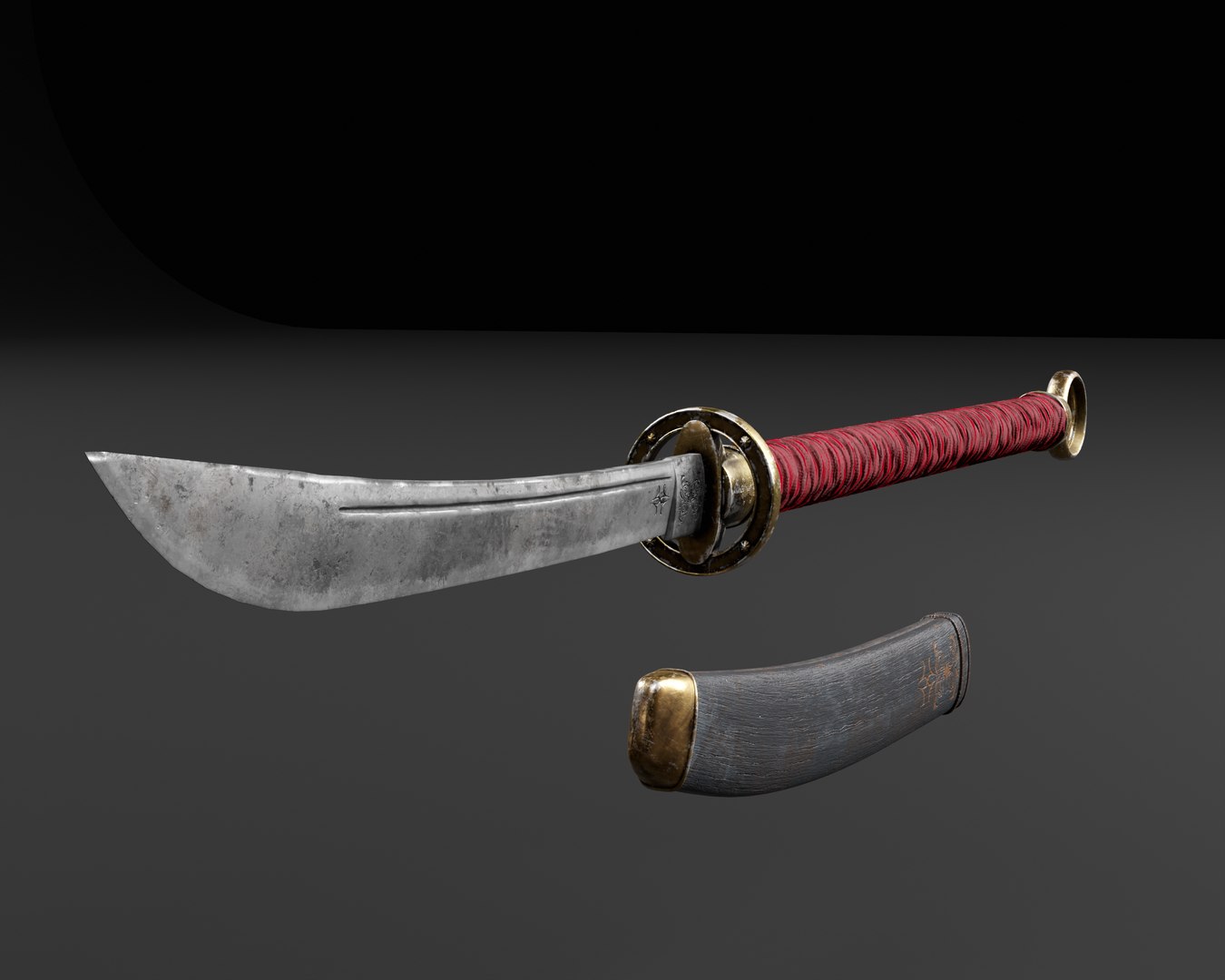 Asian Weapon - Naginata 3D Model - TurboSquid 2251658