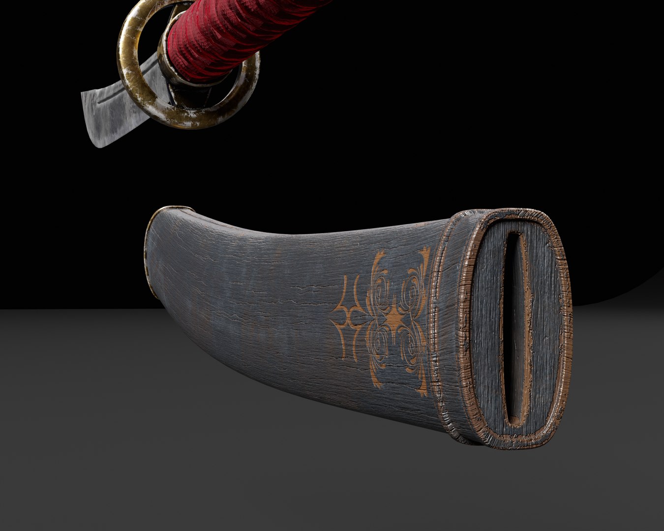 Asian Weapon - Naginata 3D Model - TurboSquid 2251658