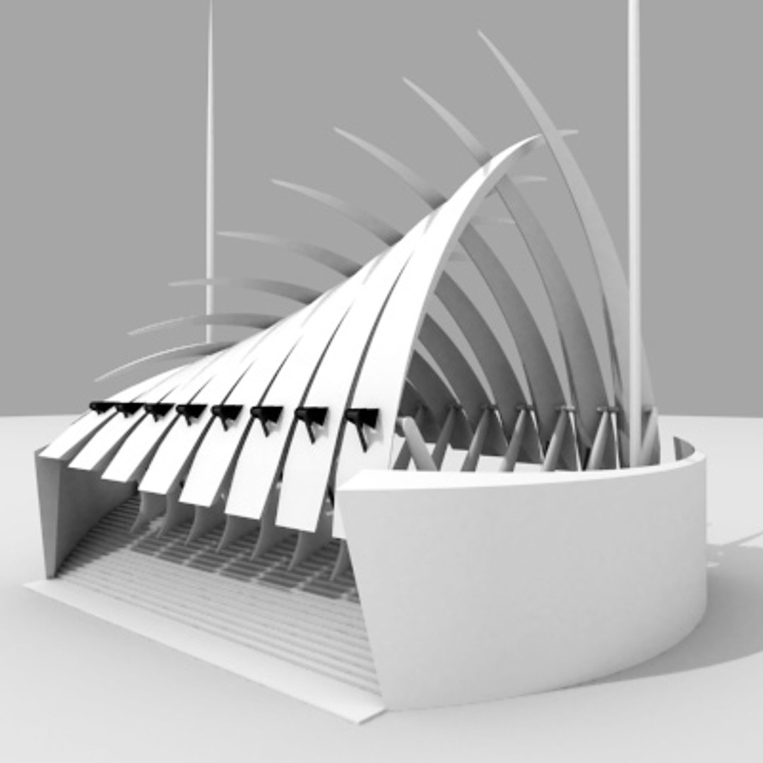 Kuwait Expo 3d Model