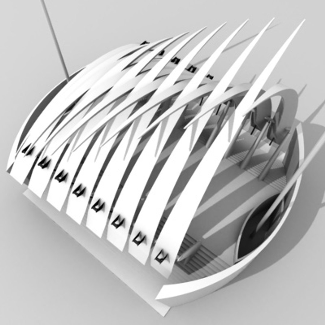Kuwait Expo 3d Model