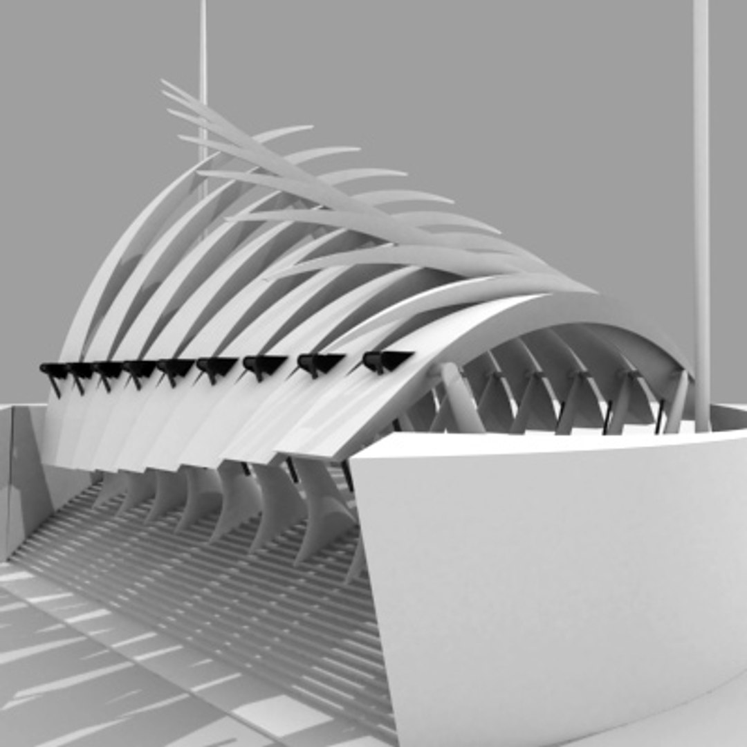 Kuwait Expo 3d Model