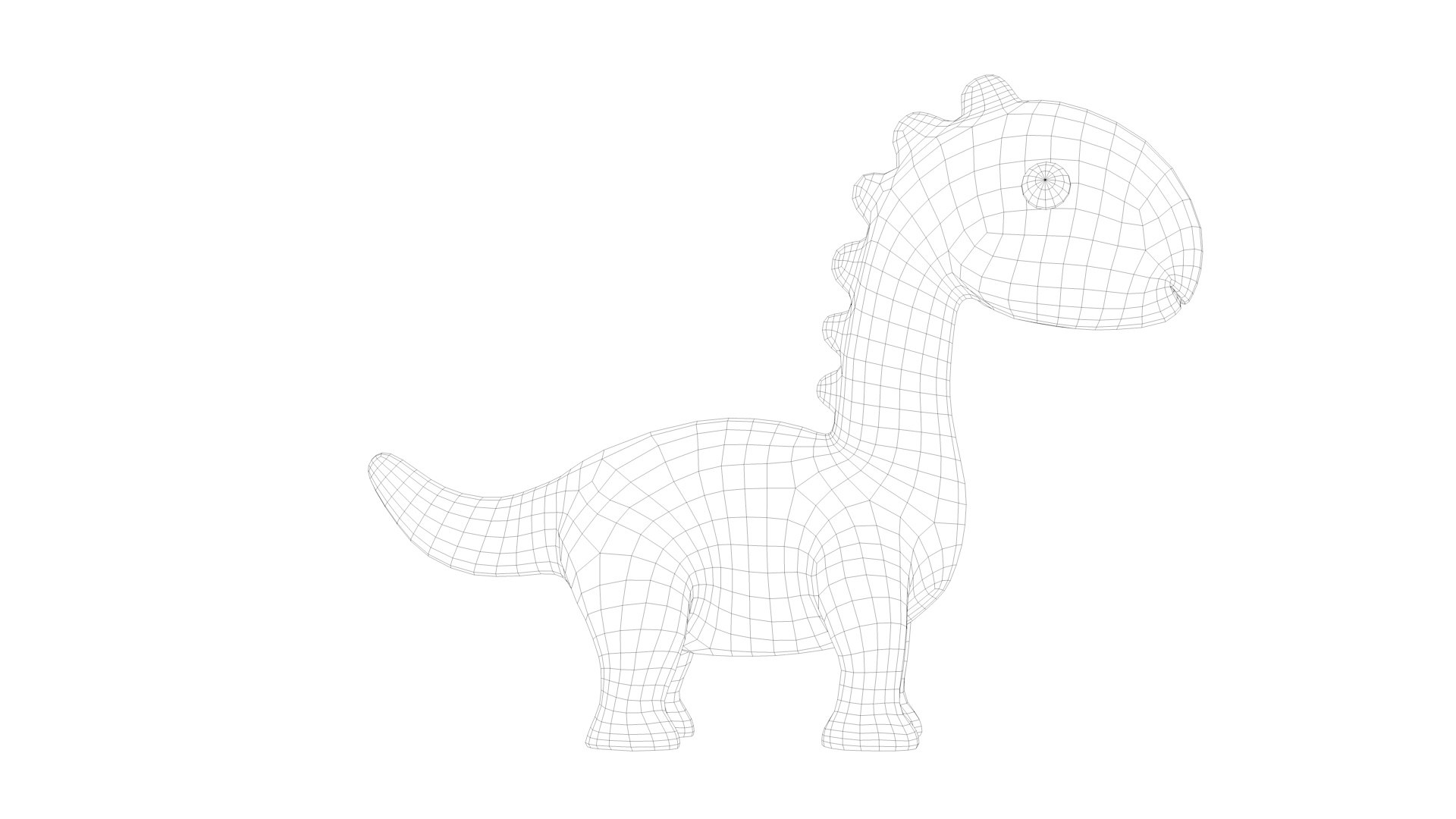 Cartoon Dinosaur model - TurboSquid 2161612