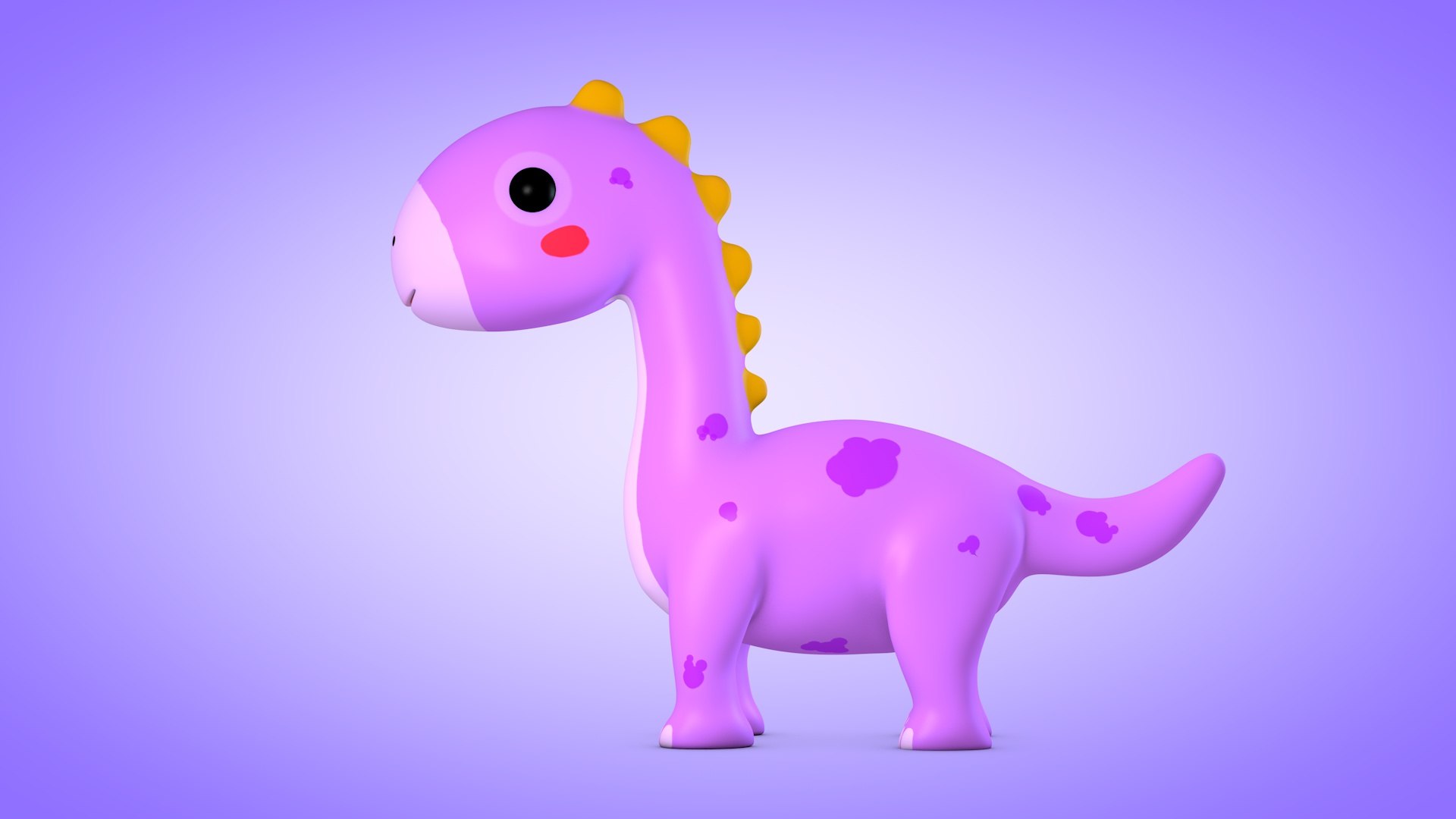 Cartoon Dinosaur model - TurboSquid 2161612