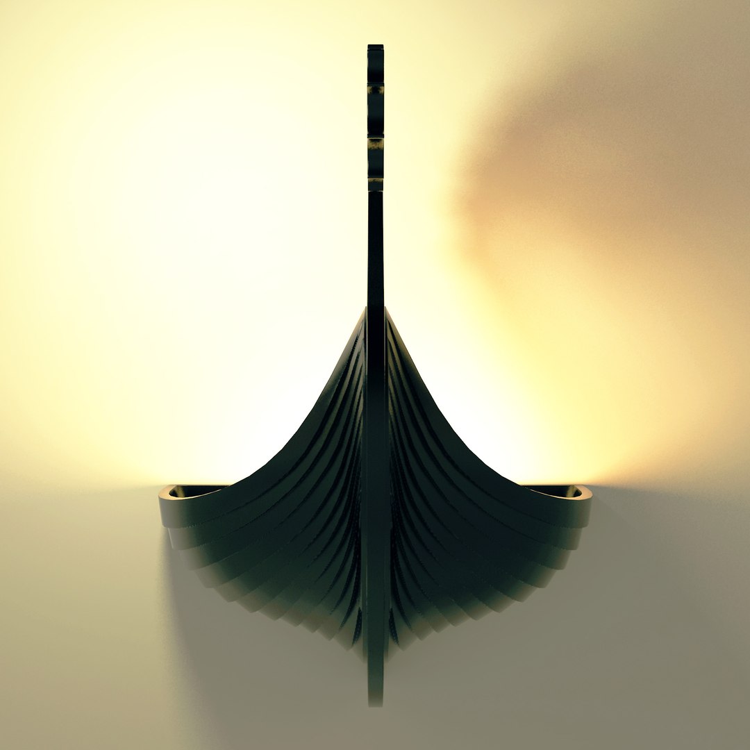 3D Drakkar Lamp - TurboSquid 1533339