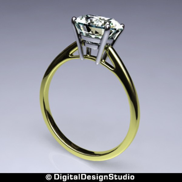 ring diamond 150 3d obj