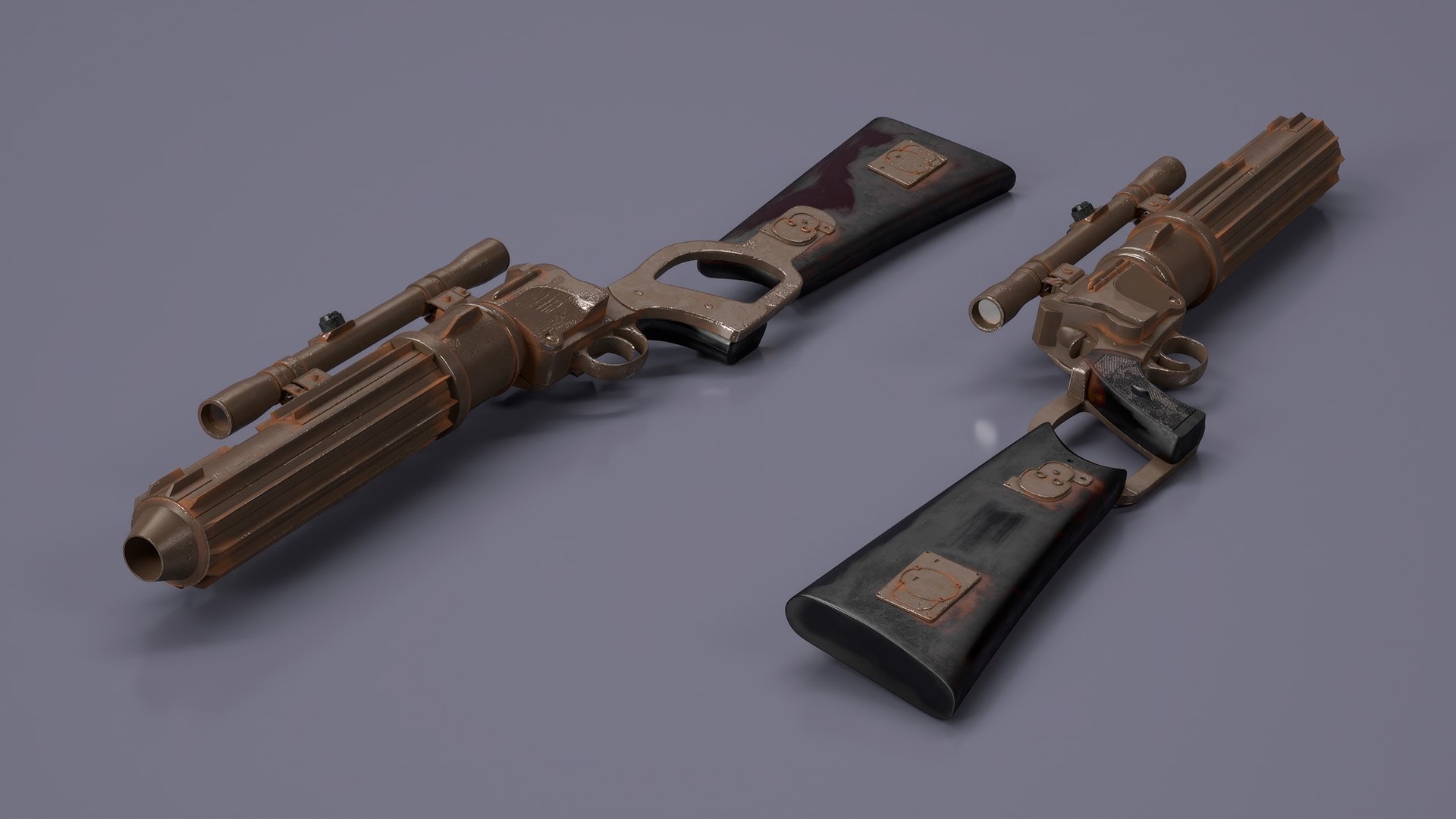 EE-3 Boba Fett Blaster From Star Wars 3D - TurboSquid 2292212