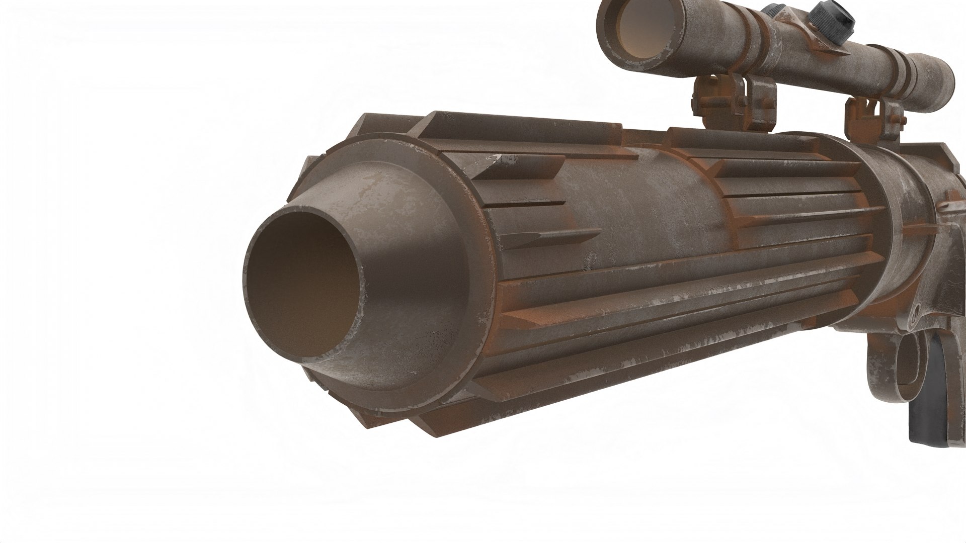 EE-3 Boba Fett Blaster From Star Wars 3D - TurboSquid 2292212