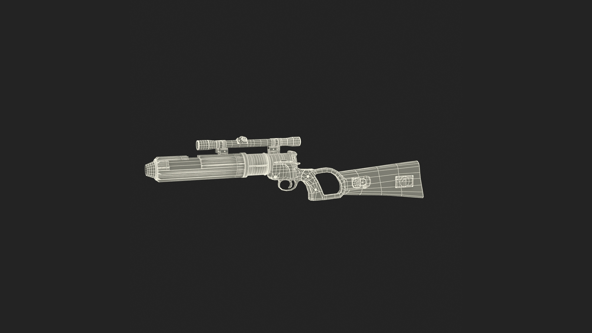 EE-3 Boba Fett Blaster From Star Wars 3D - TurboSquid 2292212
