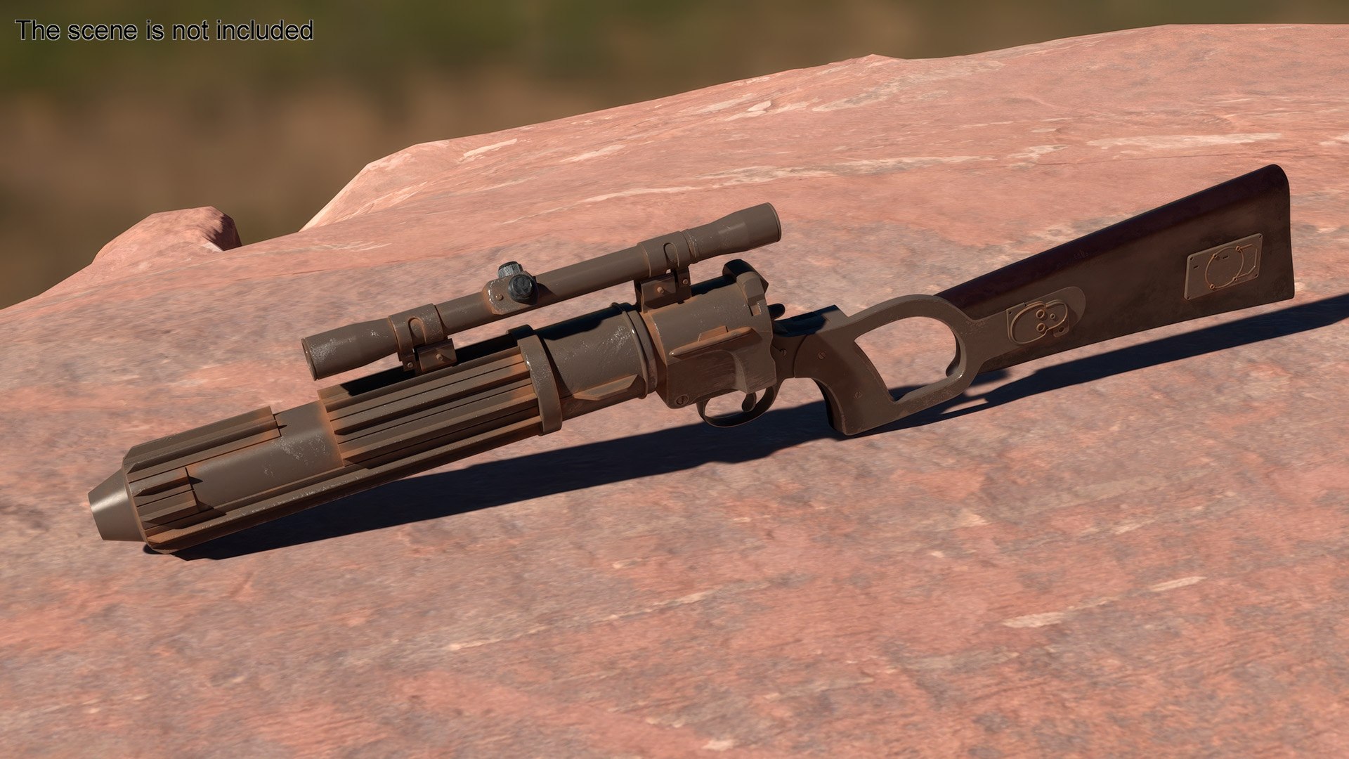 EE-3 Boba Fett Blaster From Star Wars 3D - TurboSquid 2292212